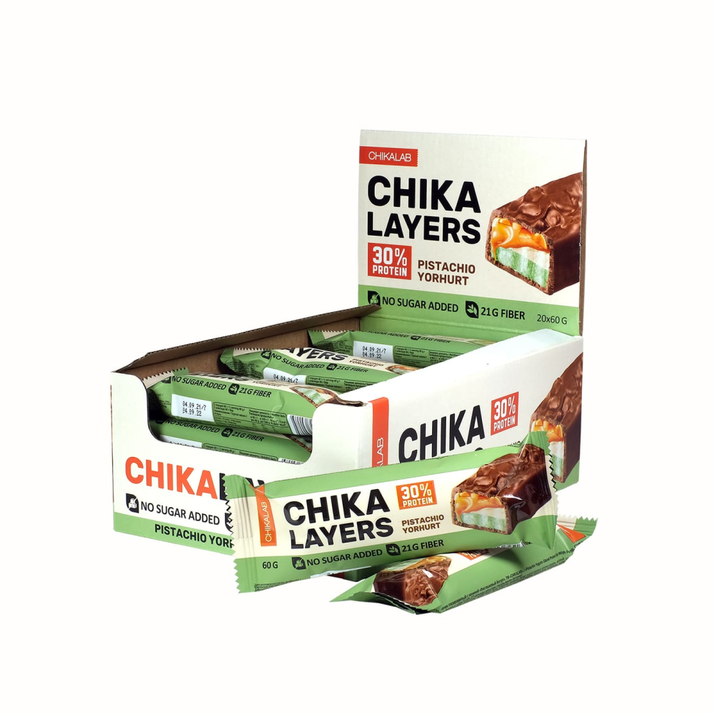 Протеиновый батончик Bombbar Chikalab – Chika Layers - Crispy Cookies ...